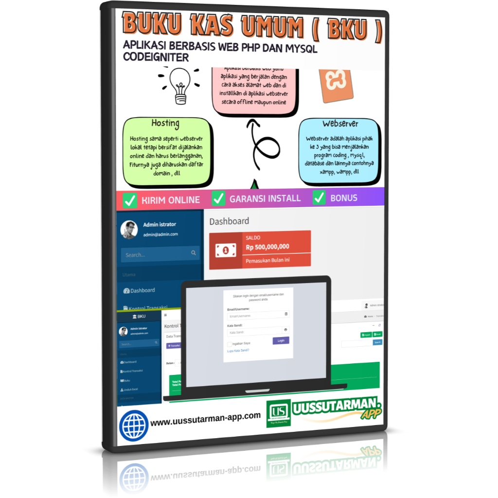 Jual Aplikasi Buku Kas Umum Universitas Berbasis Web codeigniter | Shopee Indonesia