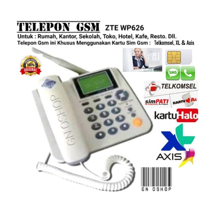 Jual Telepon GSM Rumah Kantor Pesawat Telp Telpon Telephone Kartu Sim ...