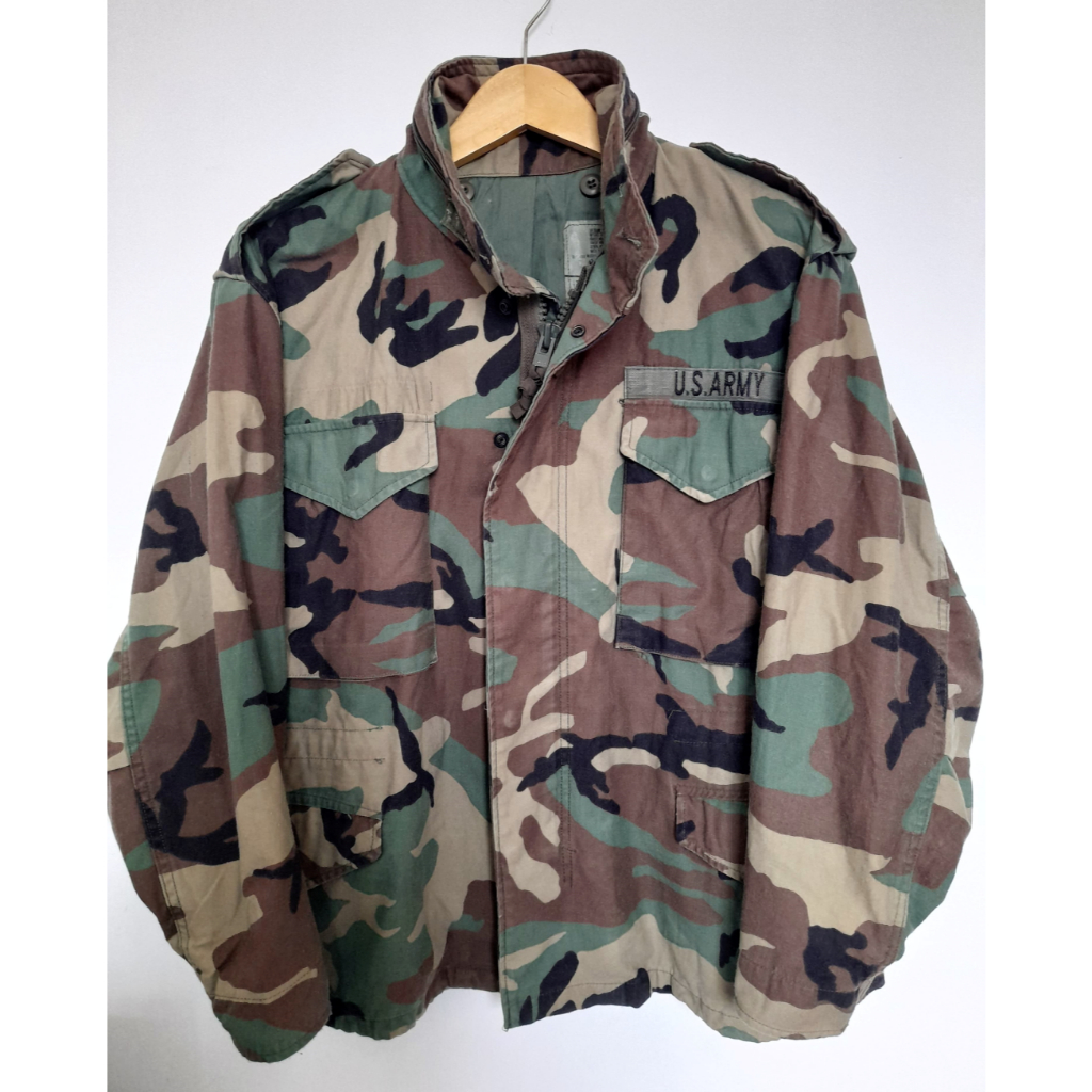 Jual M65 Field Jacket Woodland U.S. Army - Jaket Militer AS Vintage ...