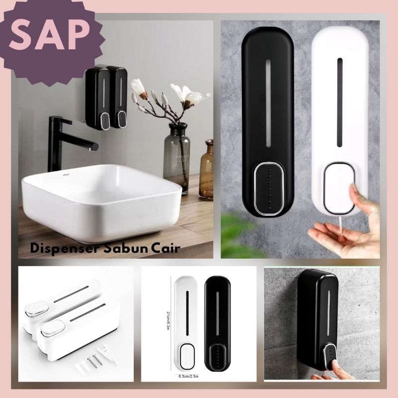 Jual DISPENSER SABUN MANDI CAIR SINGLE WITH KEY LOCK dan DOUBLE TUBE ...