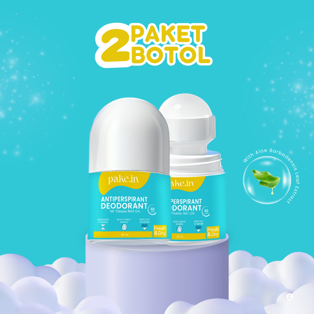 Jual Paket Hemat 2 Botol Pake.in™ AntiPerspirant Deodorant Rollon 30ml ...