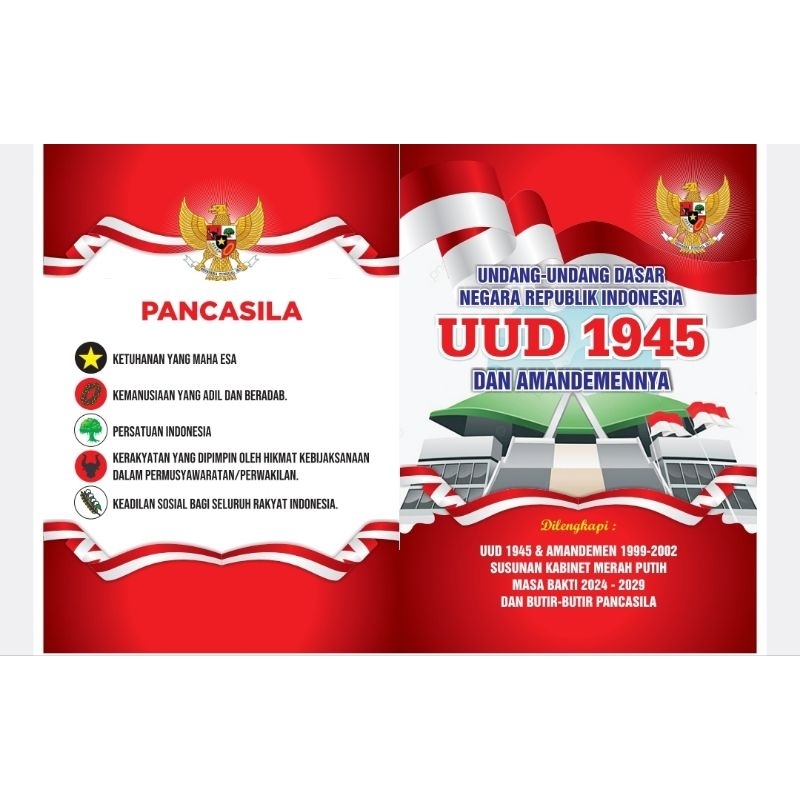 Jual Buku Undang Undang Dasar 1945 / Buku UUD 45 Kecil A6 | Shopee ...