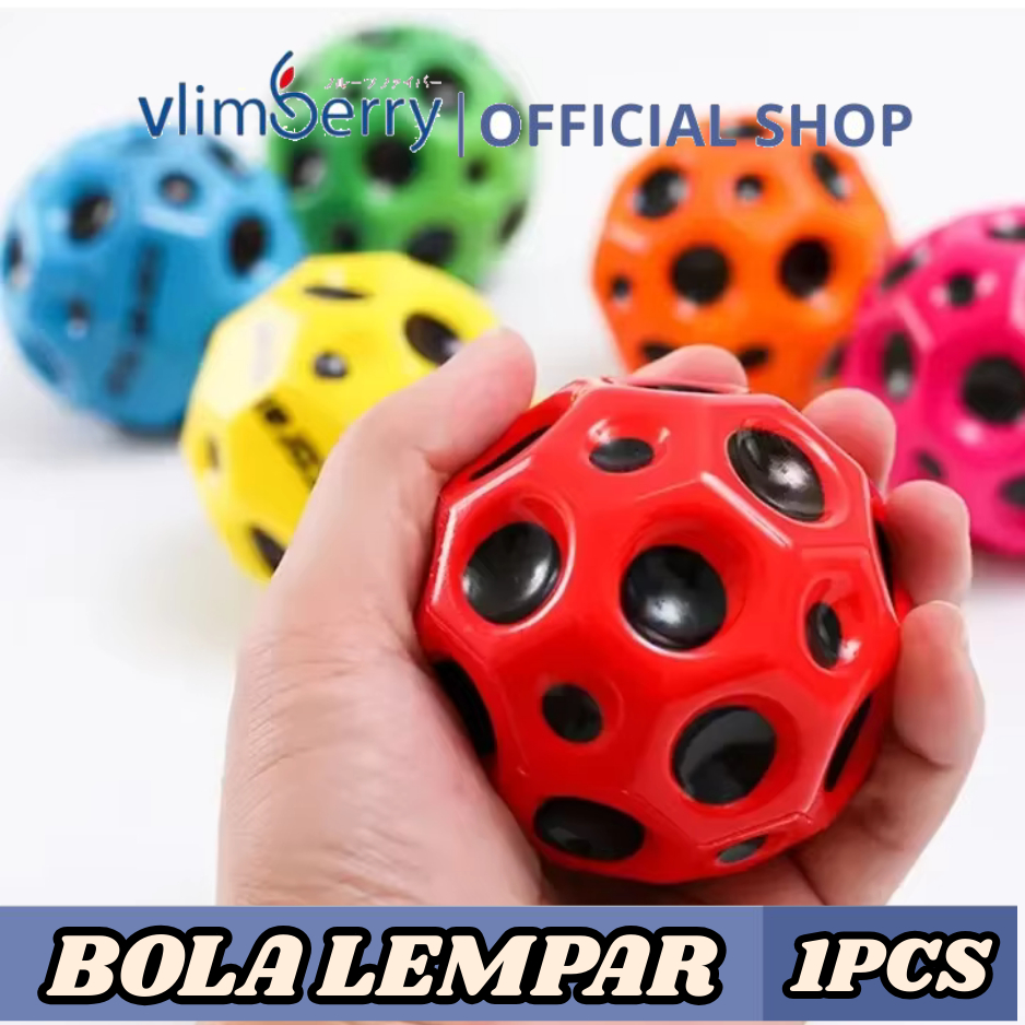 Jual Mainan Anak Bola Lempar Bouncy Ball Mainan Edukasi Anak Bola Warna ...