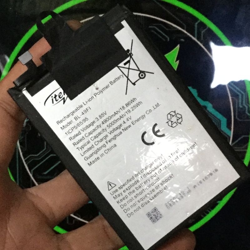 Jual BATRE ITEL VISION 1 PLUS L6501 [ORIGINAL COPOTAN] Sudah Test ...