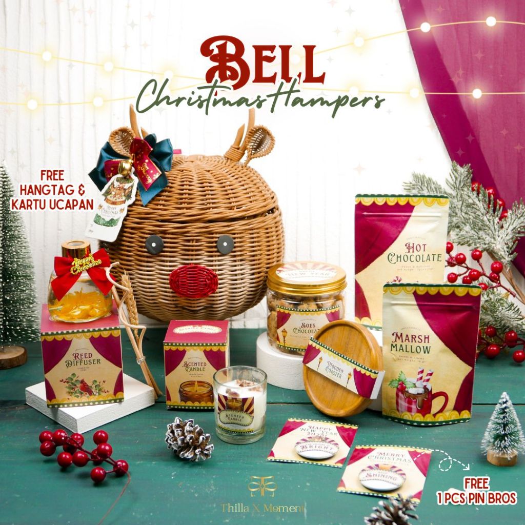 Jual [ BELL & BERRY ] HAMPERS NATAL 2024 KADO NATAL MERRY CHRISTMAS ...