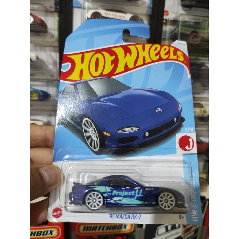 Jual Hotwheels 95 Mazda RX 7 Project U (Biru) | Shopee Indonesia