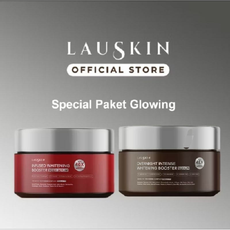 Jual Diskon 10-15% 250K Paket Lauskin BodyCare Glowing Body Serum dan ...