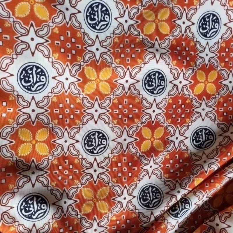 Jual Batik qiroati oren 4 meter | Shopee Indonesia