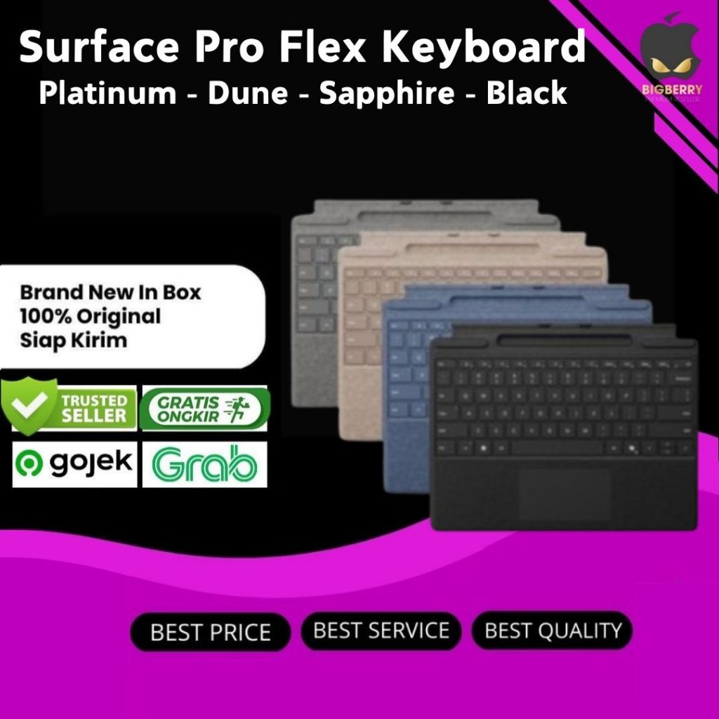 Jual Microsoft Surface Pro 8 9 10 11 Flex Keyboard / Type Cover Copilot ...