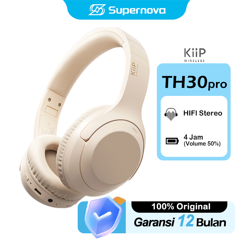 Jual KiiP Wireless TH30 PRO Headphone Bluetooth Earphone Headset HIFI ...