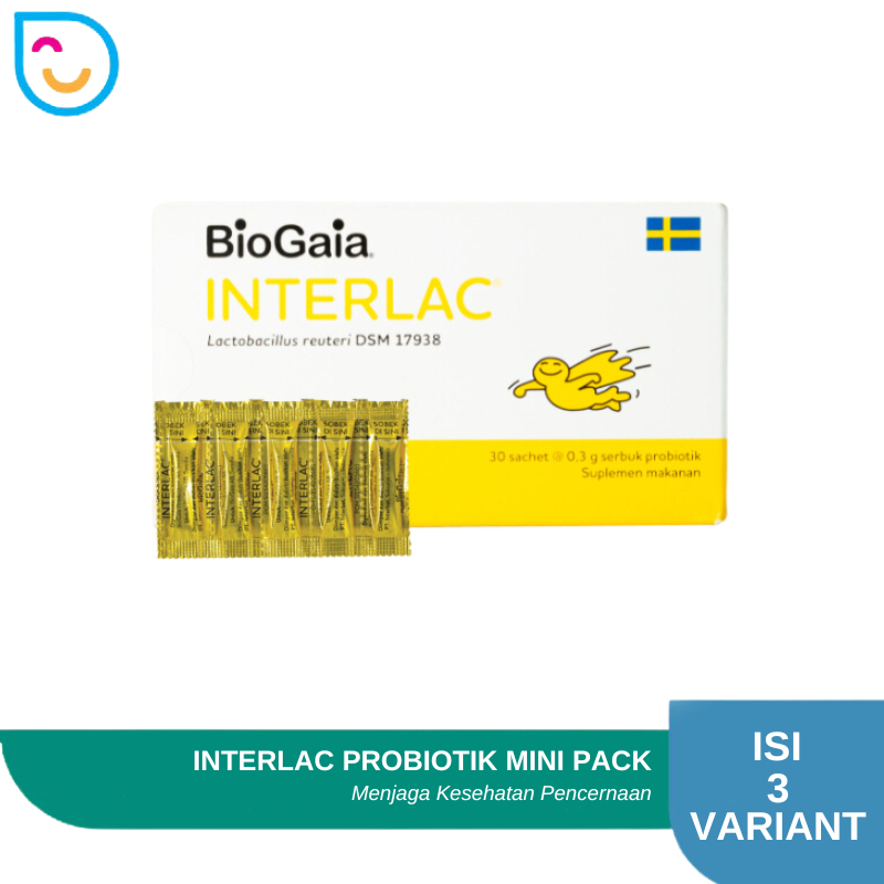 Jual Interlac Probiotik Mini Pack 30 Sachet - Menjaga Saluran ...