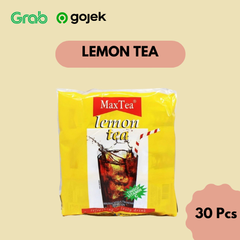 Jual Max Tea Lemon Tea 25 Gram - 30 sachet (1 Pak) | Shopee Indonesia
