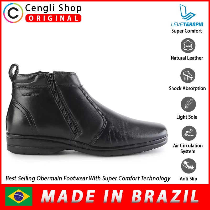 Jual SEPATU OBERMAIN BOOT FORMAL PRIA ORIGINAL BOOTS KULIT ASLI ORI ...