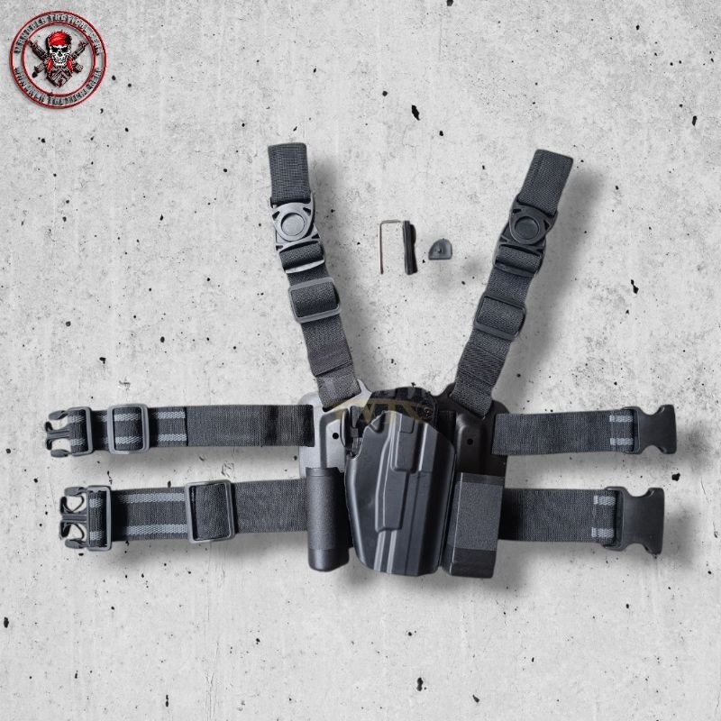 Jual Drop Leg Gun 579 Holster for Glk G17 G19 M92 CZ75 TAURUS Hs9 HK ...
