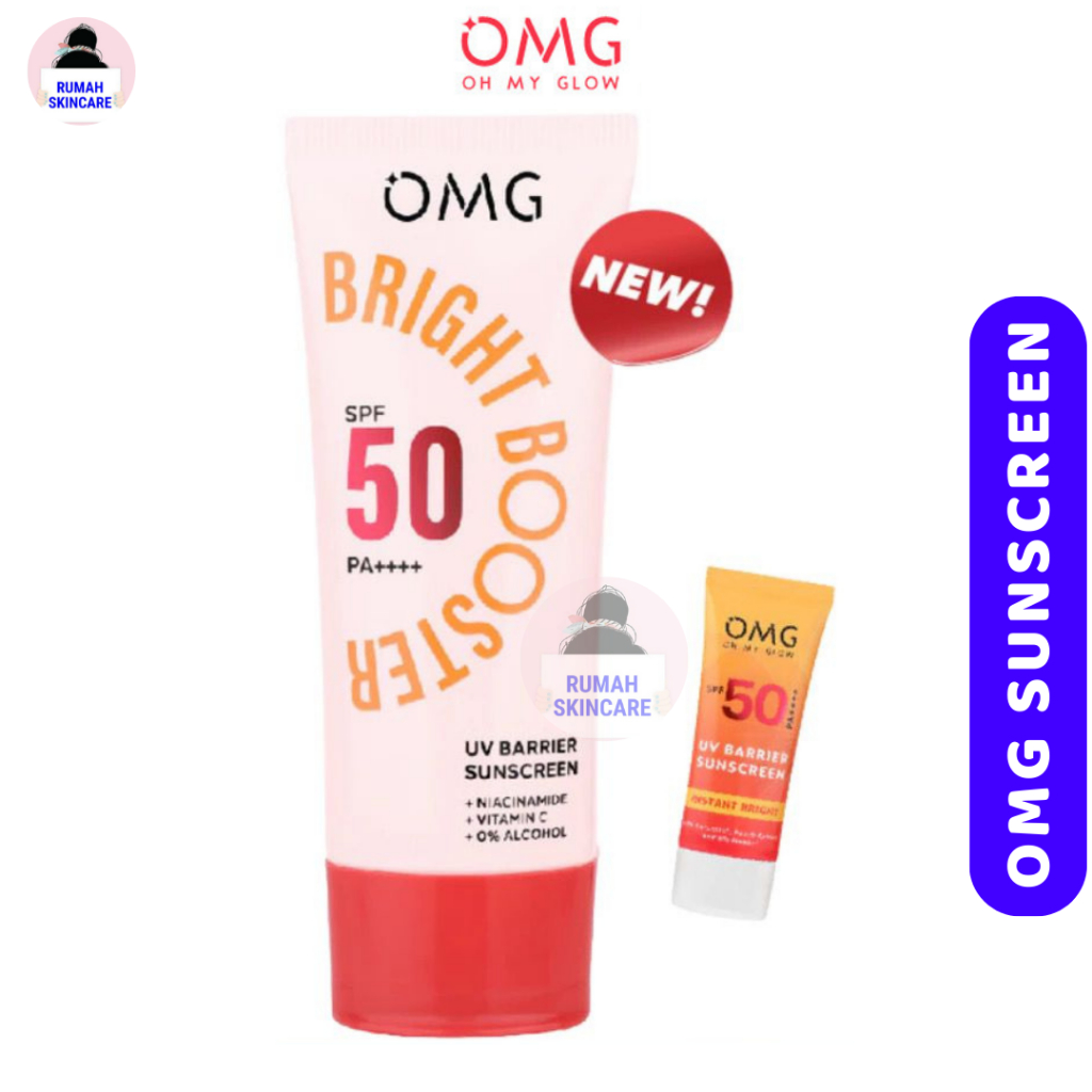 Jual OMG OH MY GLOW UV Barrier Sunscreen SPF 50 PA++++ 25 ml ...