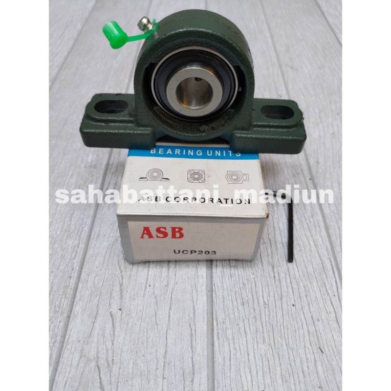 Jual Pillow Block UCP 203 ASB Laher Bearing Duduk Ukuran As 17 mm | Shopee Indonesia