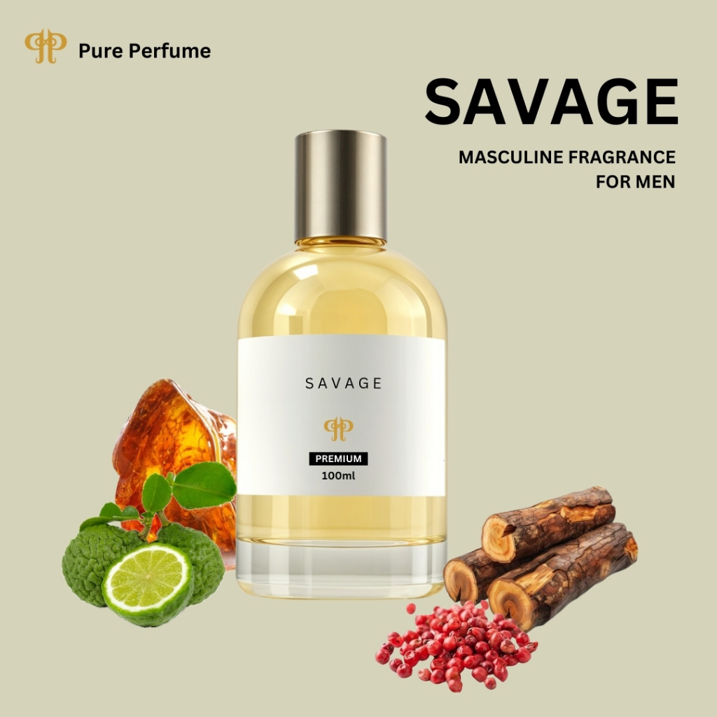 Jual Pure Perfume Savage ,Masculine Fragrance For Men | Shopee Indonesia