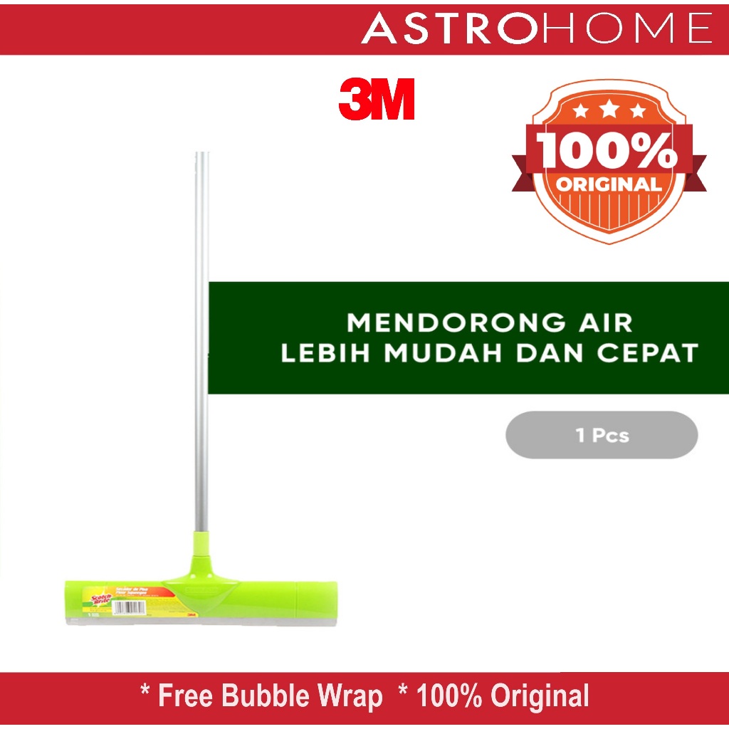 Jual Alat Pel Pembersih Lantai Pendorong Air Karet Cepat Ukuran Medium ...