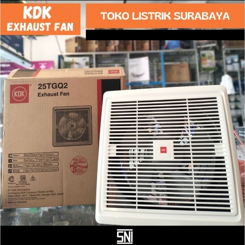 Jual KDK 25TGQ CEILING EXHAUST FAN 10" 25TGQ | Shopee Indonesia