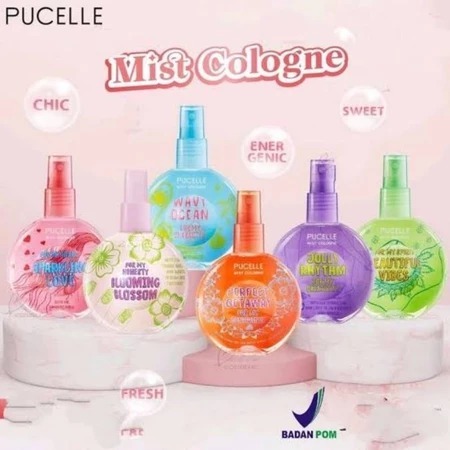 Jual MFI - Pucelle Mist Cologne Body Mist | Netto 75ml & 150ml | Body ...