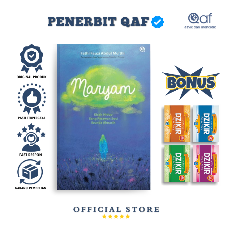 Jual Penerbit Qaf -Buku Kisah Hidup Sang Perawan Suci Ibunda Almasih ...