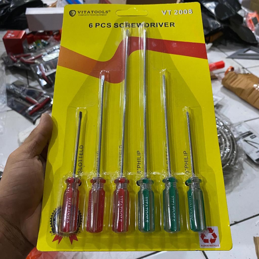 Jual Obeng Mini Set 6 Pcs Freed Precision Screwdriver Servis Jam ...