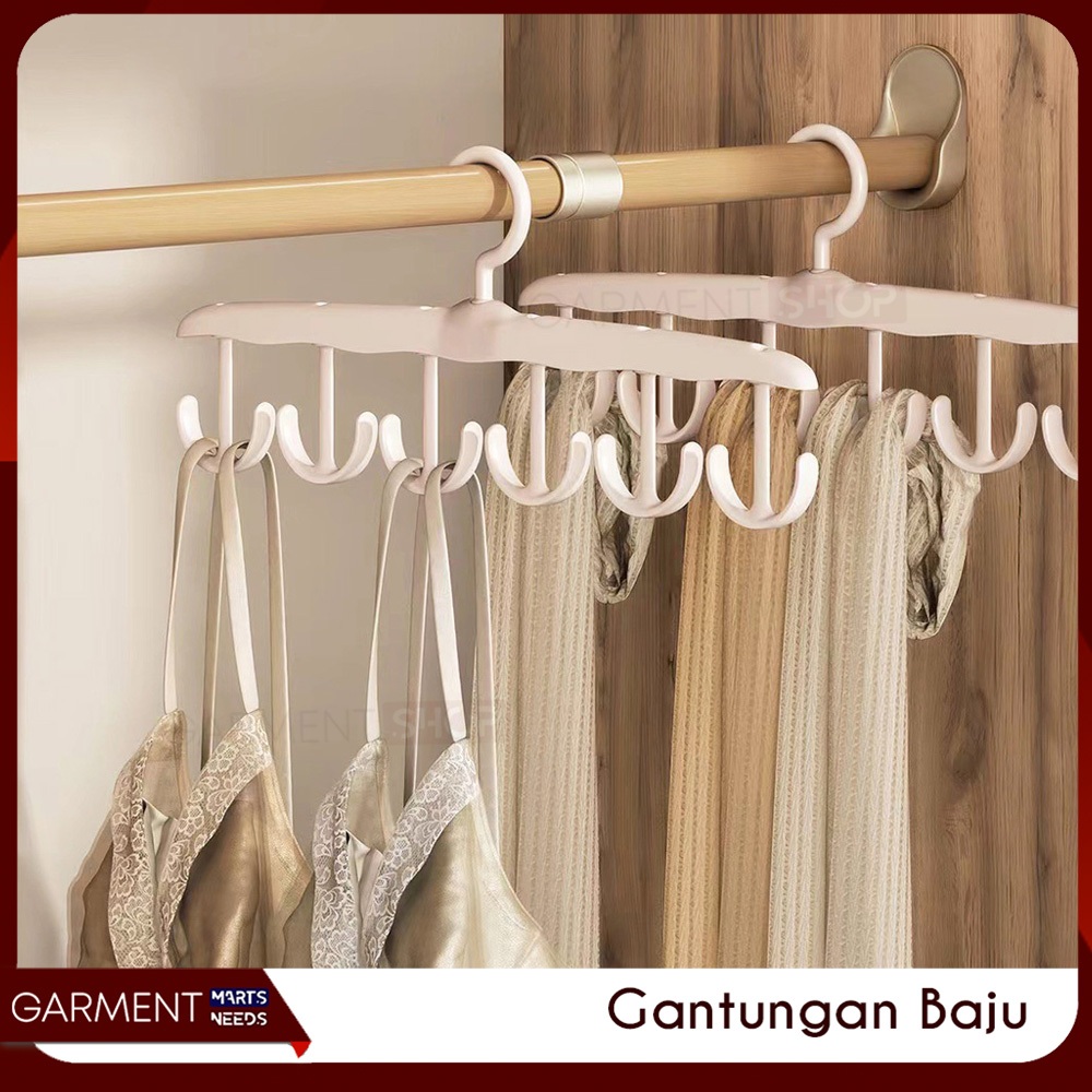 Jual Hanger Cabang Pakaian Baju Celana Topi Inner Wear Organizer Lemari ...
