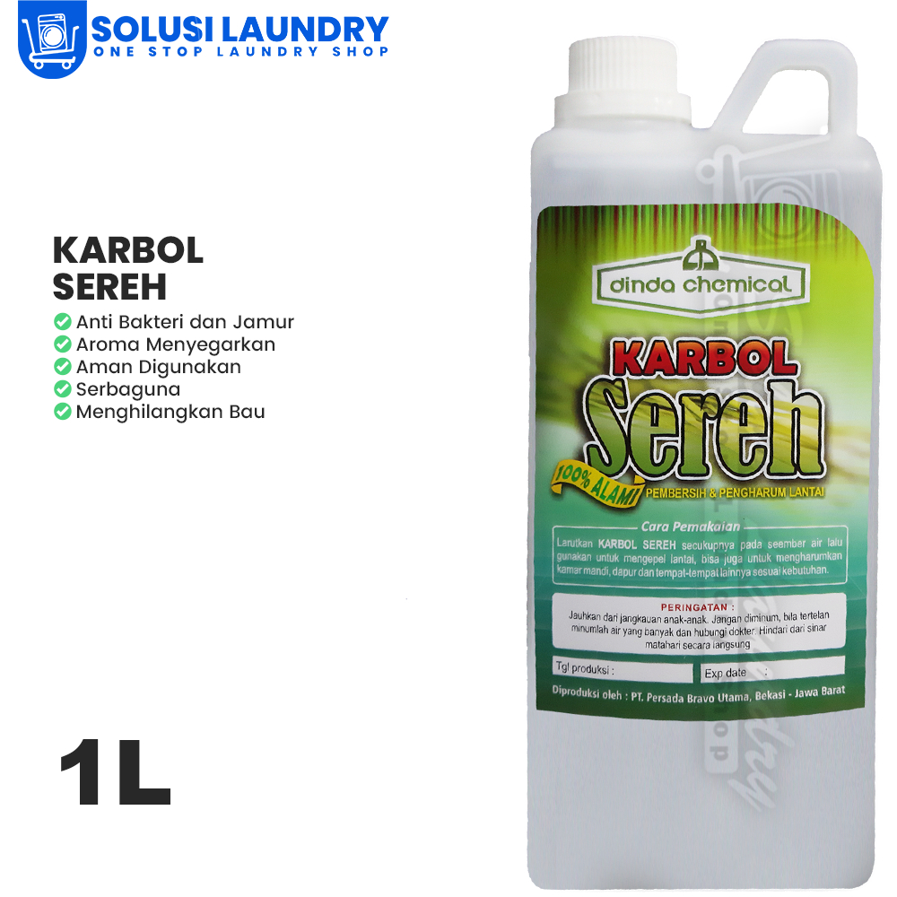 Jual Sabun Lantai Cair Karbol Sereh isi 1 Liter | Shopee Indonesia