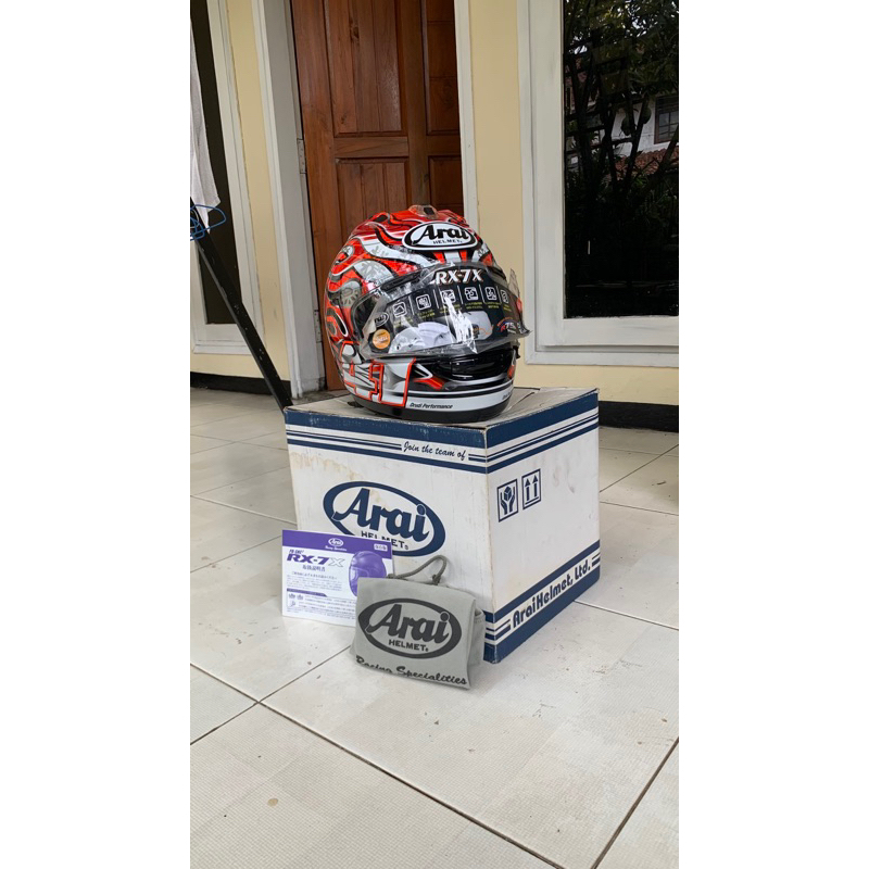 Jual Arai RX7-X(HAGA FIRE AND ICE) | Shopee Indonesia