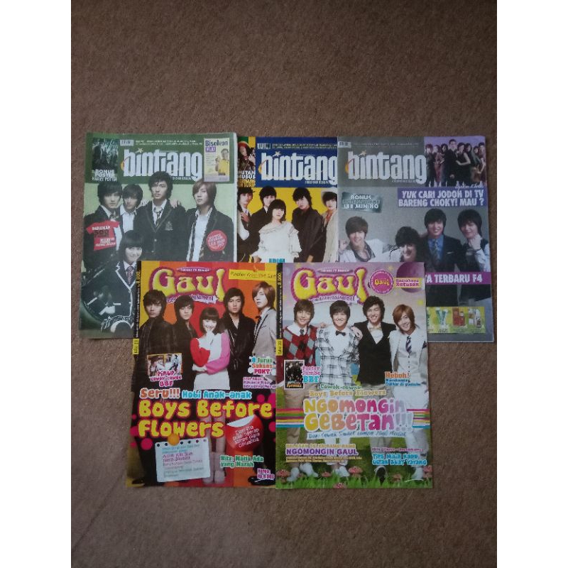 Jual Paket Tabloid Gaul & Bintang Edisi Boys Before Flowers | Shopee ...