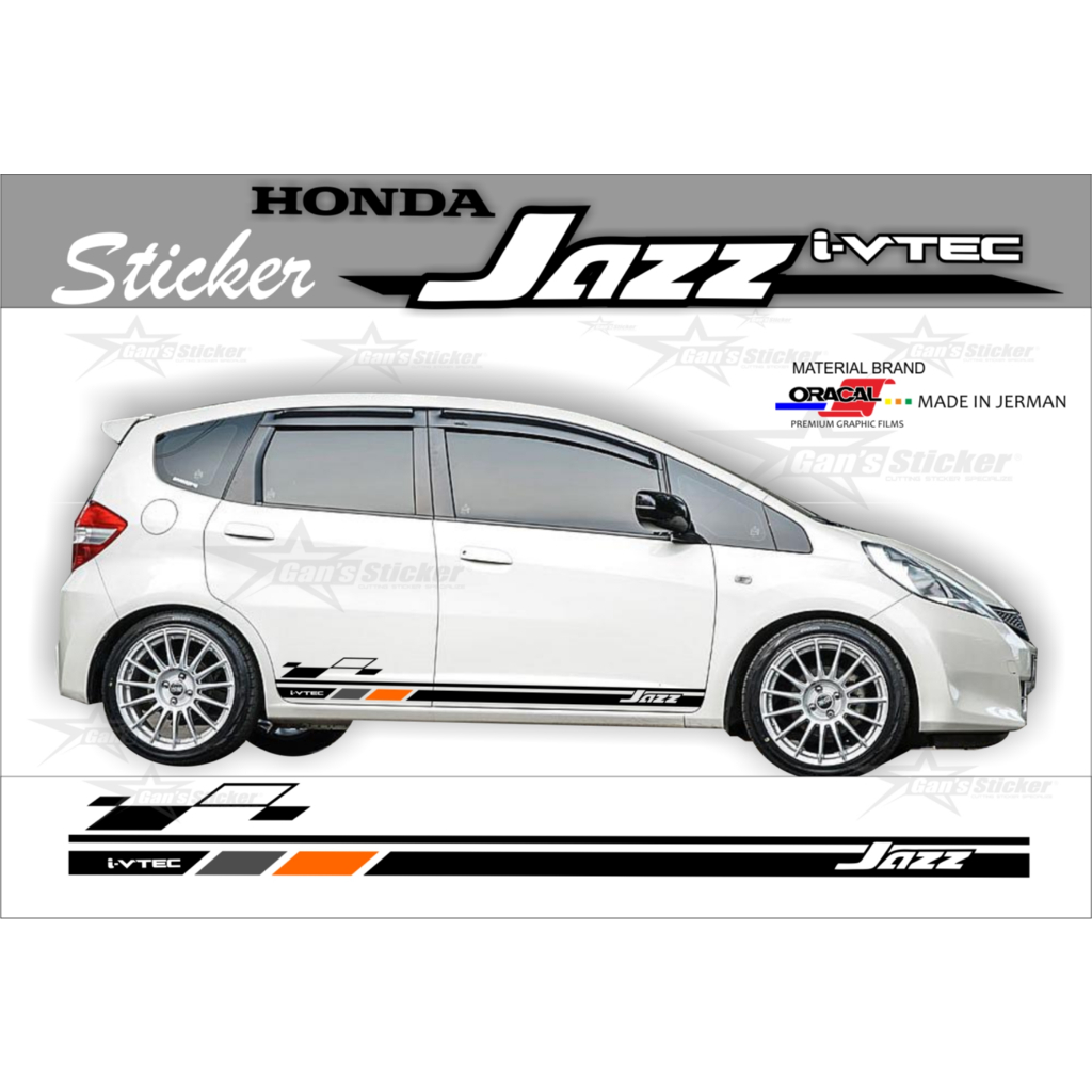 Jual sticker honda jazz ge8 aksesoris honda jazz ge8 sticker custom ...