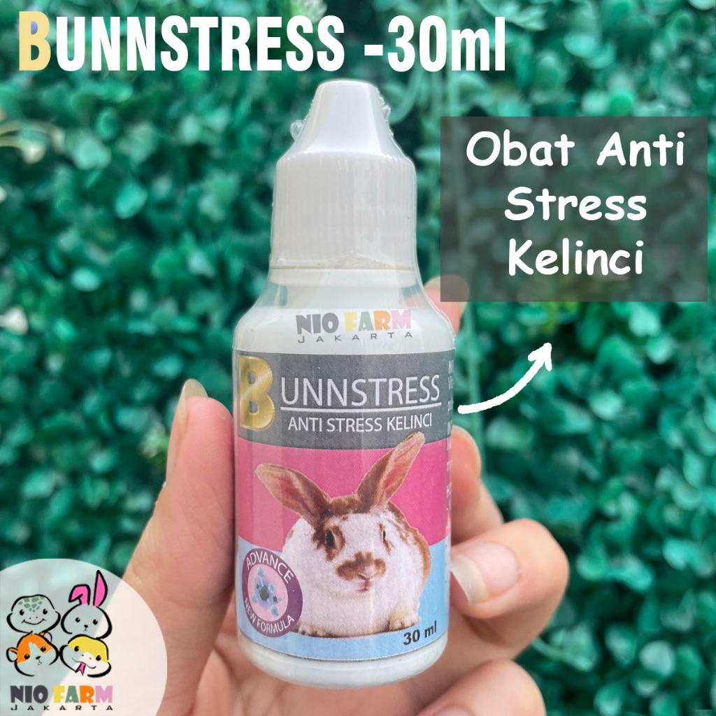 Jual NIOFARM - BUNNSTRESS 30 ml / Obat Anti Stres untuk Kelinci / Obat ...