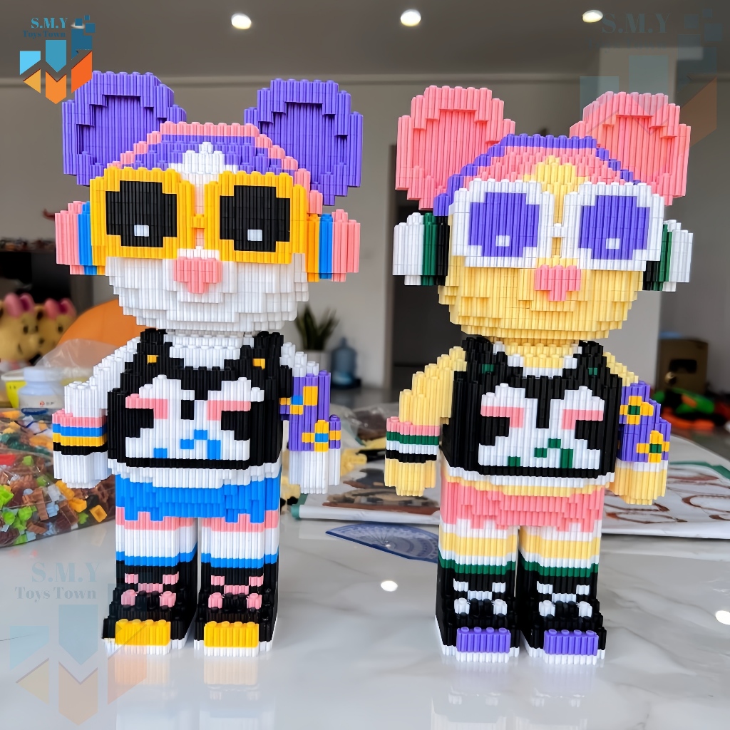 Jual SMY Toystown 1Set Violent Bear Tinting Nano Block Medium Bricks ...