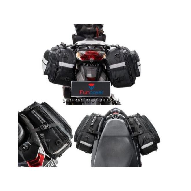Jual Sidebag motor Side Bag Oval Tas Samping Motor Waterproof Funcover ...