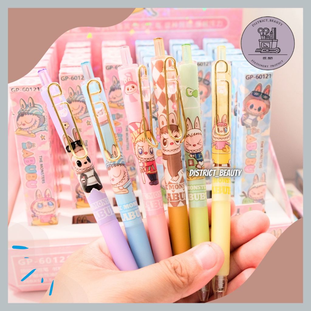 Jual PULPEN CETEK LABUBU MISTERI PEN BB BLIND BOX PEN MEKANIK GEL ...