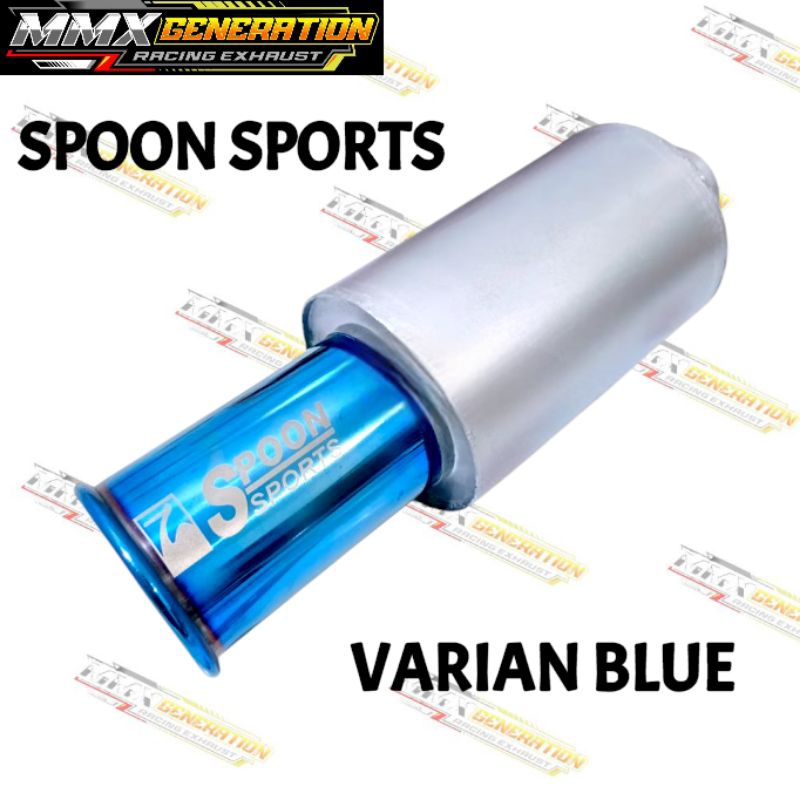 Jual KNALPOT MOBIL RACING SPOON SPORTS GALVANIS VARIAN BLUE BIRU COCOK ...