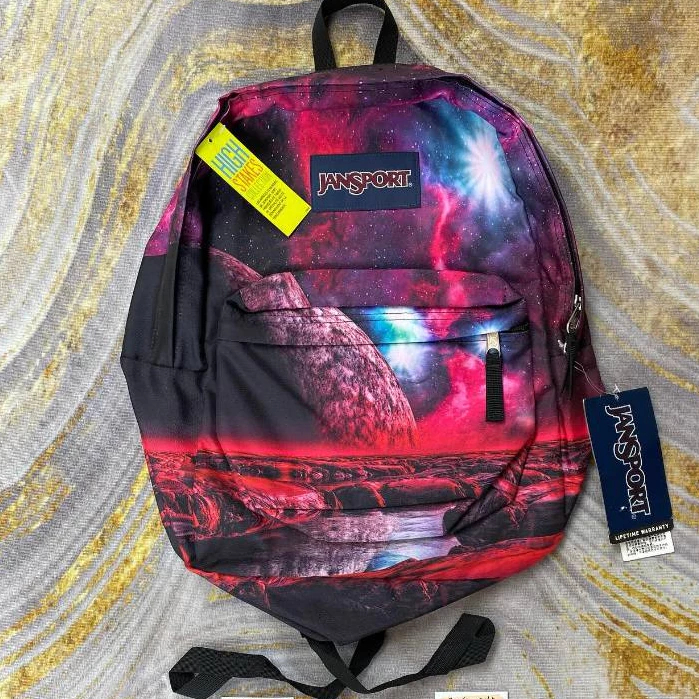 Jual Tas Ransel backpack jansport Superbreak Red galaxy Tas Sekolah ...