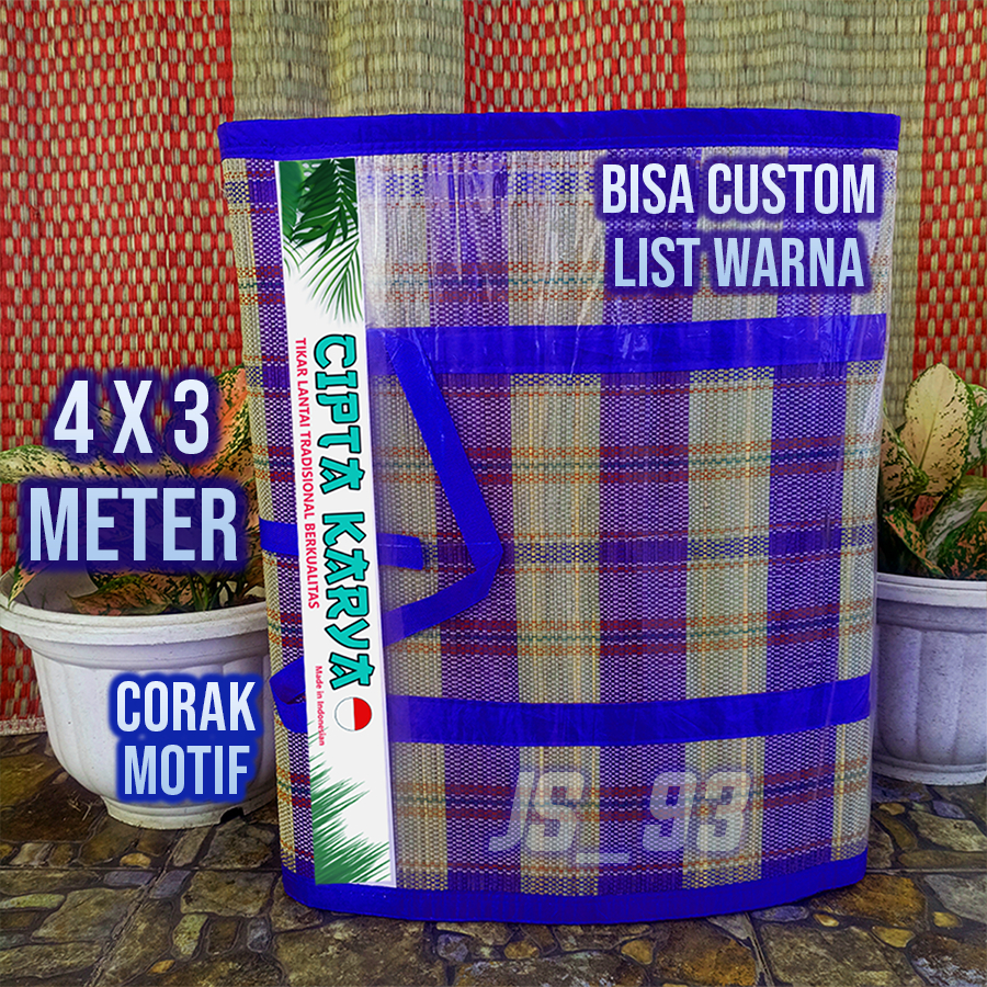 Jual Tikar Lipat Jumbo 300x400 Corak Motif Warna | Shopee Indonesia