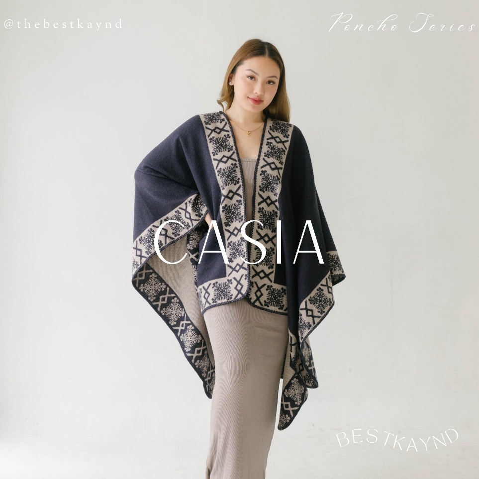 Jual KODE N46K The Best Kaynd Casia Cape Outerwear | Shopee Indonesia