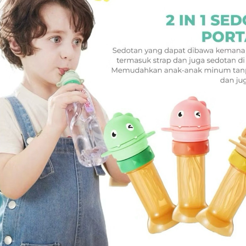 Jual ACC Sedotan Botol Minum Tutup Botol Minum Portable Pipet Botol ...