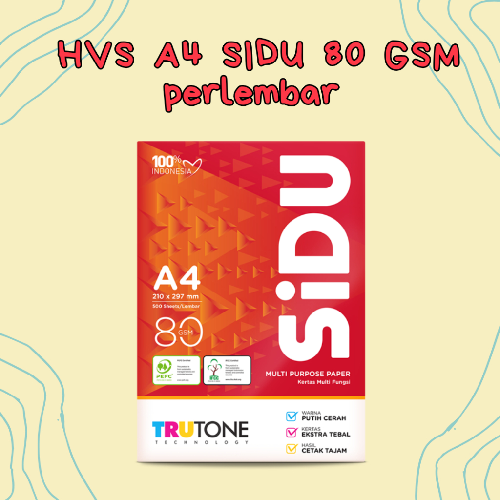 Jual Kertas HVS A4 80 GSM Sinar Dunia (SIDU) | Shopee Indonesia