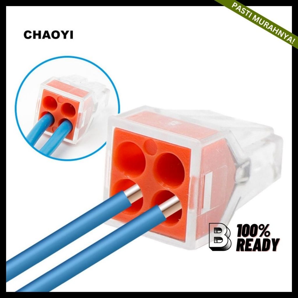 Jual Konektor Blok Terminal Kabel 4 Port 30 PCS /Kabel Konektor Soket ...