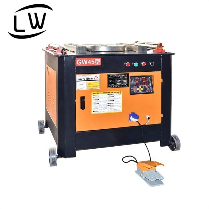 Jual MESIN BENDING BESI BAJA / PEMBENGKOK BESI / BAR BENDER GW45 CNC ...