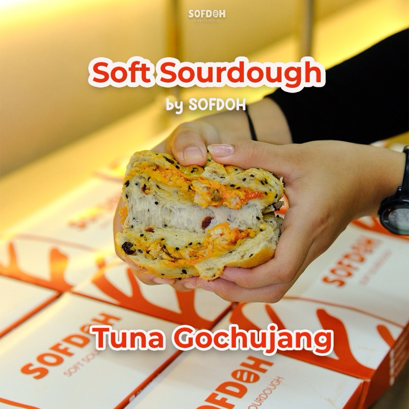Jual Soft Sourdough Tuna Gochujang by SOFDOH. Less gluten, egg free ...