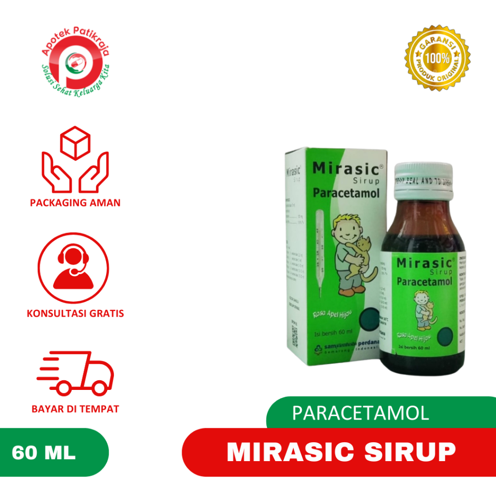 Jual MIRASIC SIRUP 60ML | MIRASIC PARACETAMOL | Shopee Indonesia