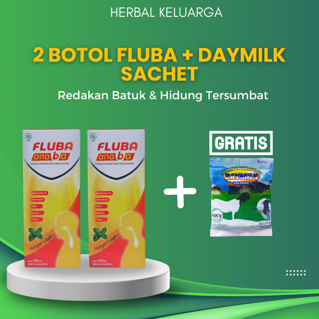Jual FLUBA ANABA 2 Botol - Membantu Meredakan Batuk & Hidung Tersumbat ...