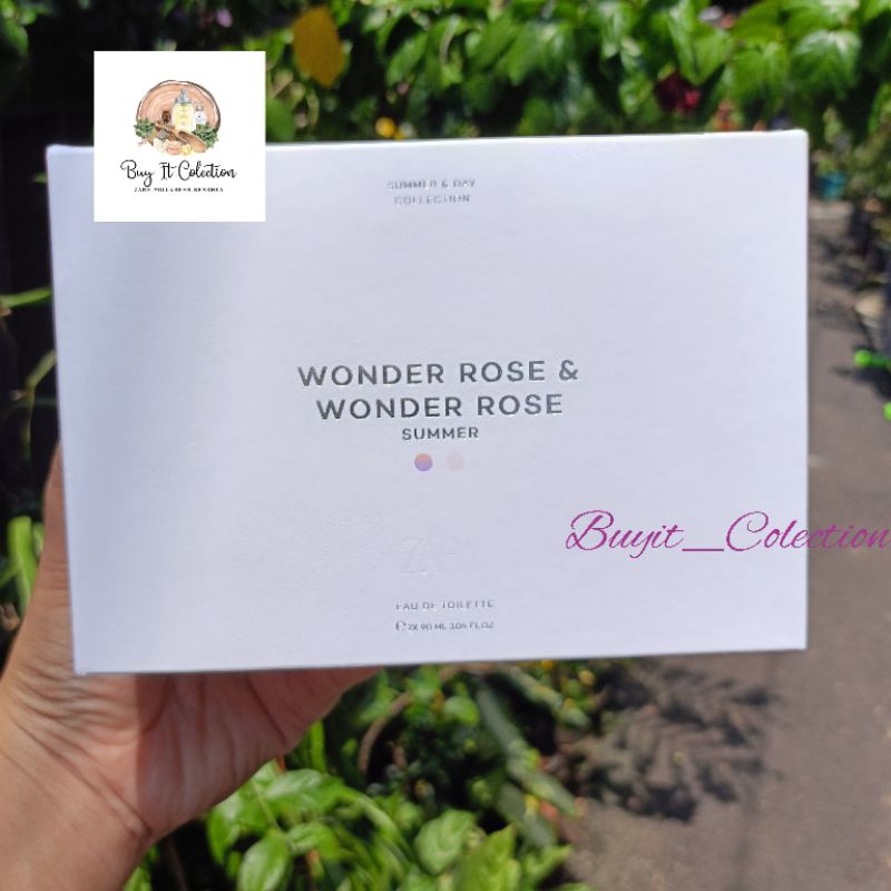 Jual PARFUM ZARA WONDER ROSE & WONDER ROSE SUMMER NEW 2X90 ML | Shopee ...