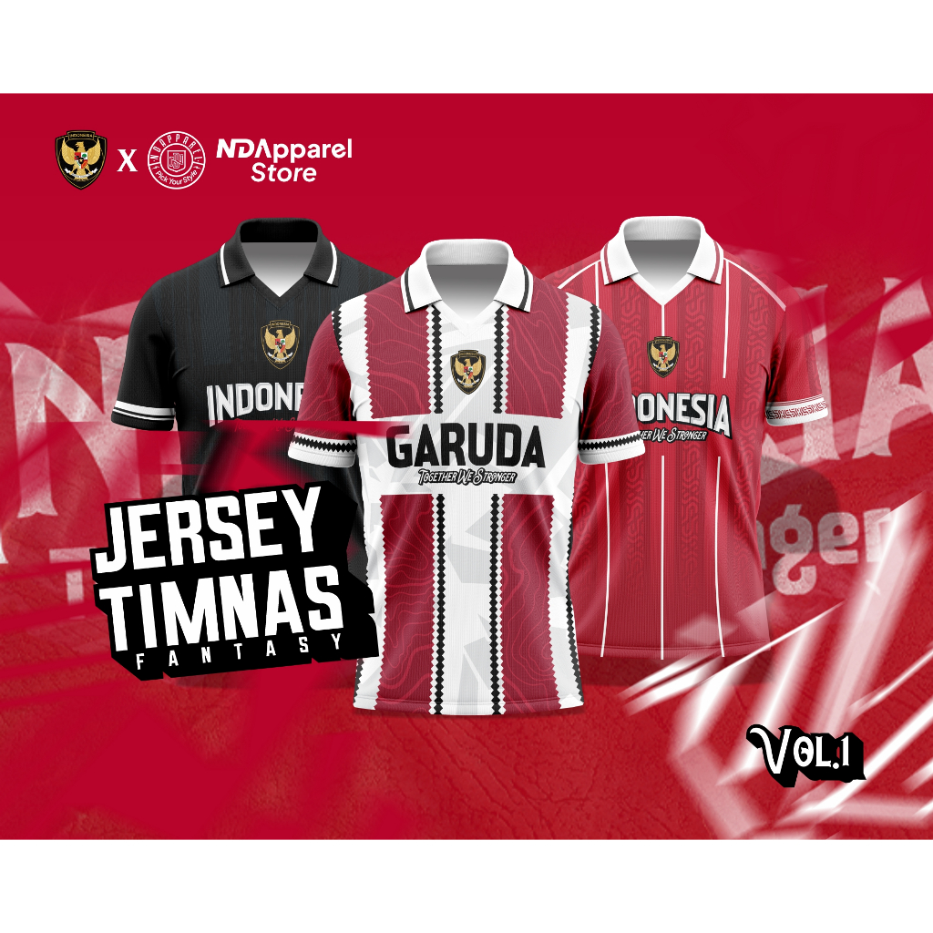 Jual JERSEY BAJU KAOS FANTASY TIMNAS INDONESIA 2024 TERBARU FULL ...