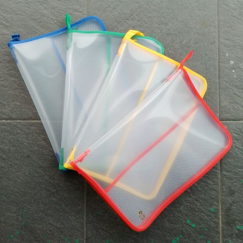 Jual Map Sleting Map Zipper VIS-1 Folio F4 ( Pak 12 Pcs ) [ Original ...