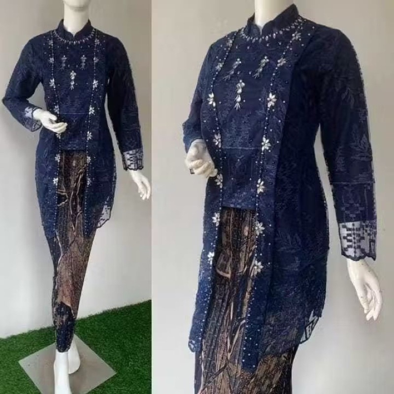 Jual Kebaya kutu baru Sanghai Payet | Kutubaru Full Tille Mewah /kebaya kartini /Kebaya Cellyn ...